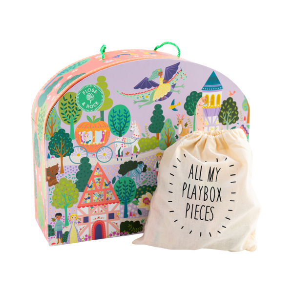 Playbox with Wooden Pieces - Fairy Tale | Eco-friendly gifts & toys for ...