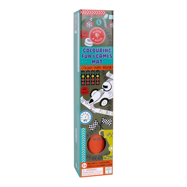 Colouring Fun & Games Mat | Eco-friendly gifts & toys for children aged ...