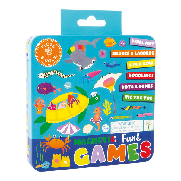 Magnetic Fun & Games Tin - Ocean | Eco-friendly gifts & toys for ...