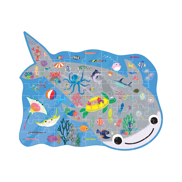 60-piece Shaped Puzzle - Ocean | Eco-friendly gifts & toys for children ...