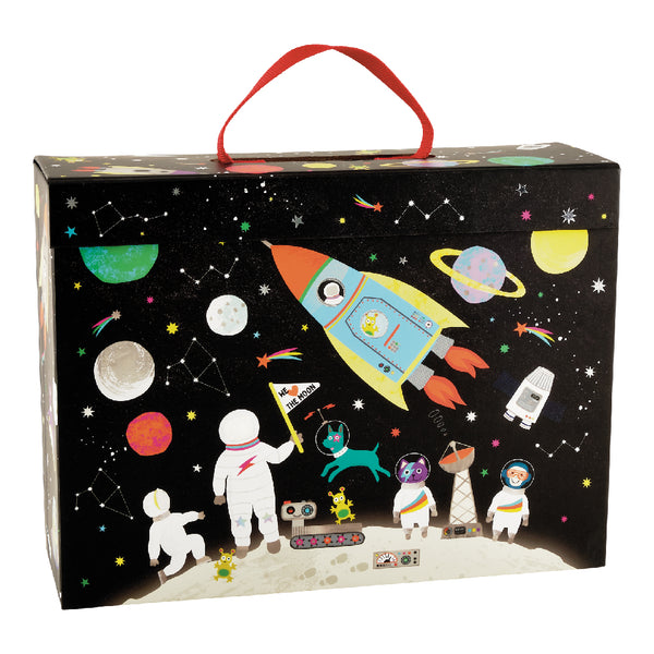 Playbox with Wooden Pieces - Space | Eco-friendly gifts & toys for ...